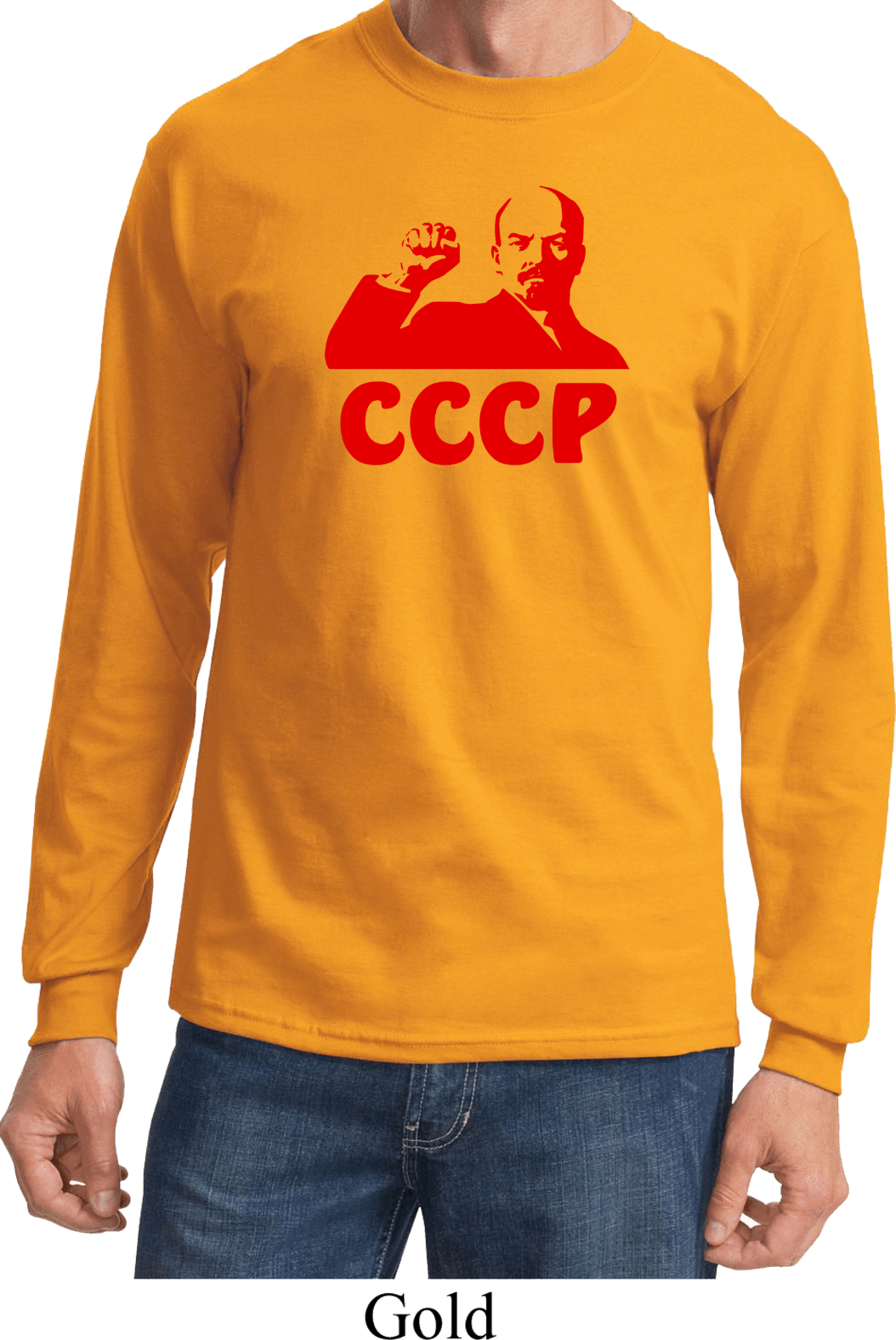 Lenin CCCP Long Sleeve Shirt - Lenin CCCP Mens Shirts