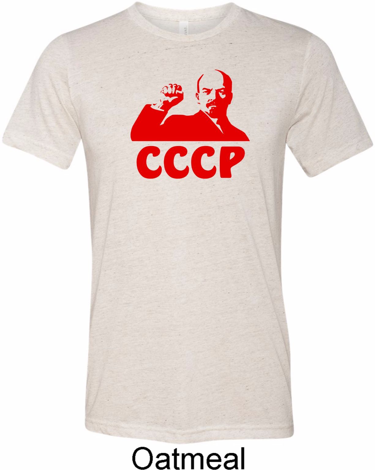 Lenin CCCP Mens Tri Blend Crewneck Shirt - Lenin CCCP Mens Shirts