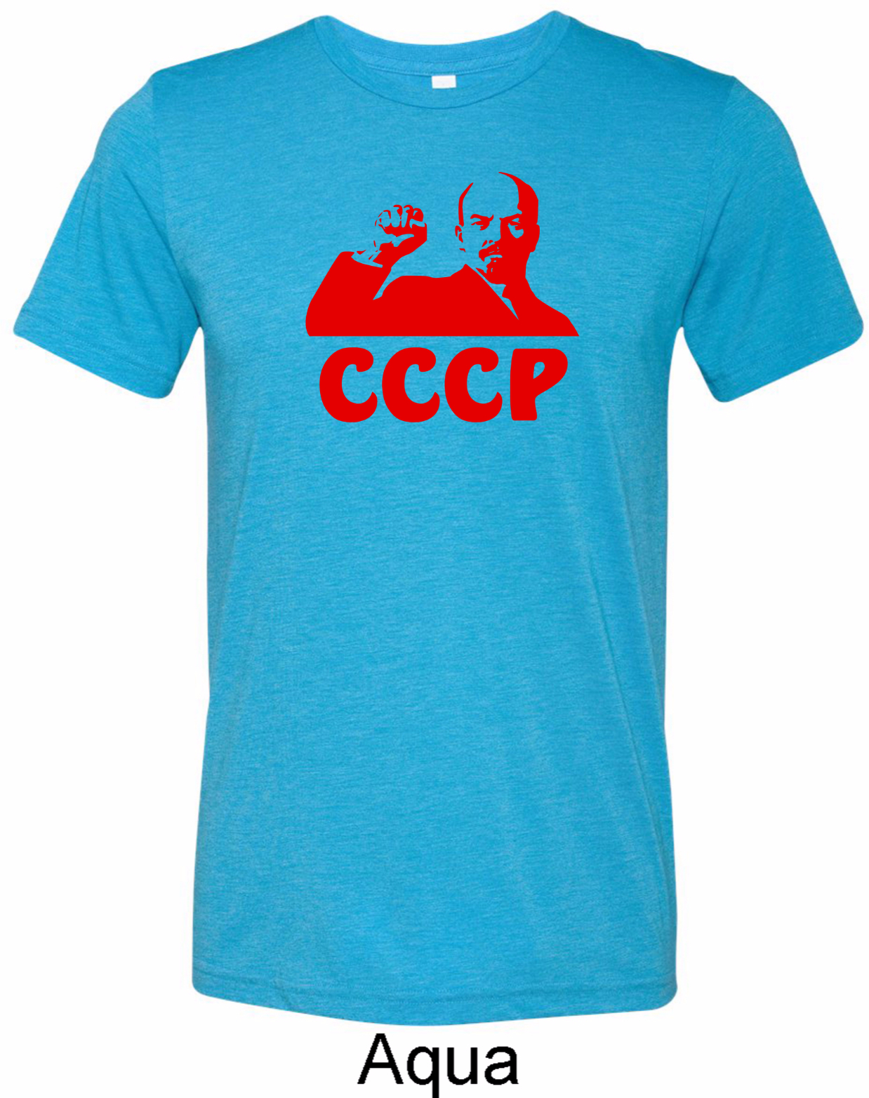 Lenin CCCP Mens Tri Blend Crewneck Shirt - Lenin CCCP Mens Shirts