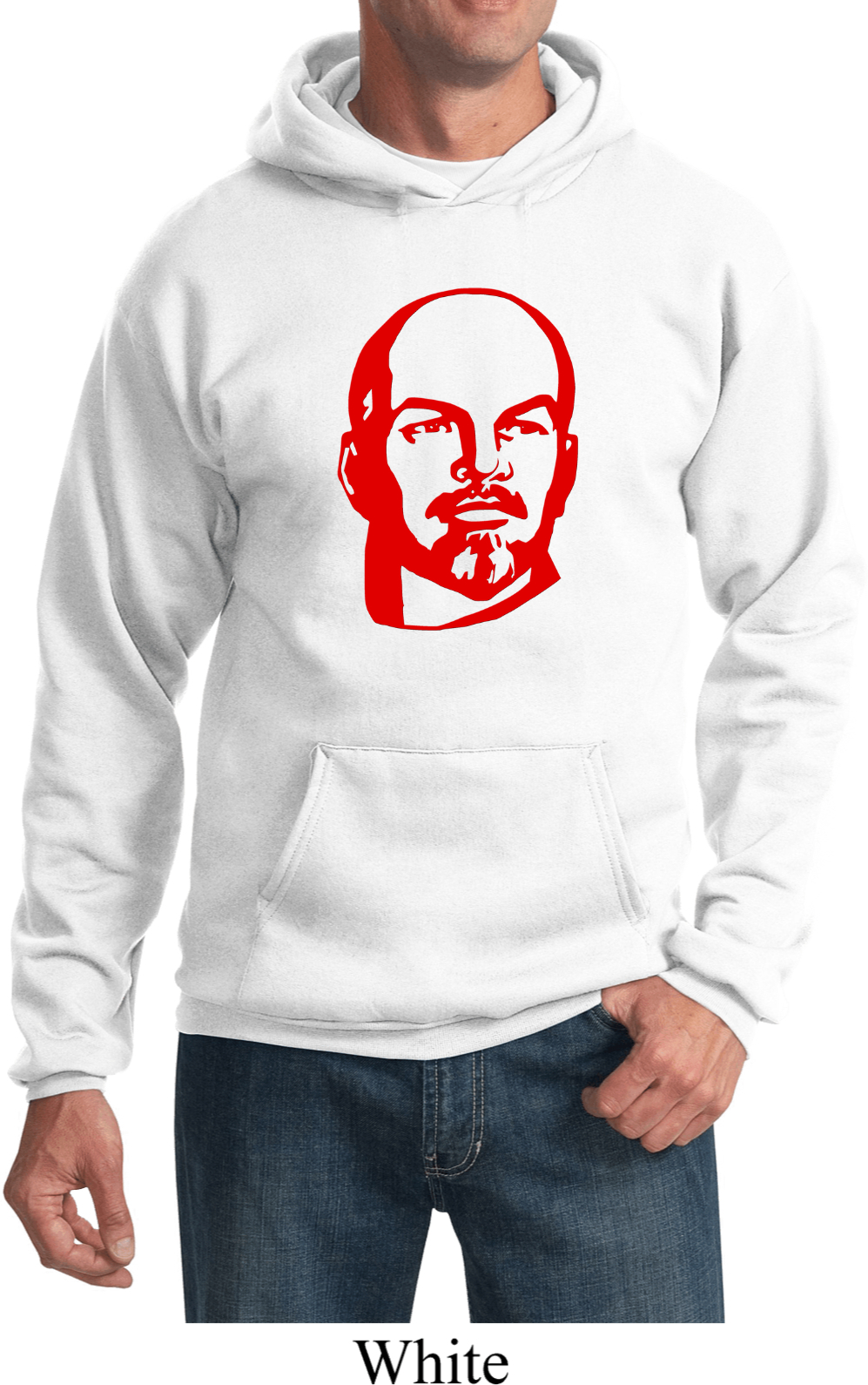Lenin Profile Hoodie - Lenin Profile Mens Shirts