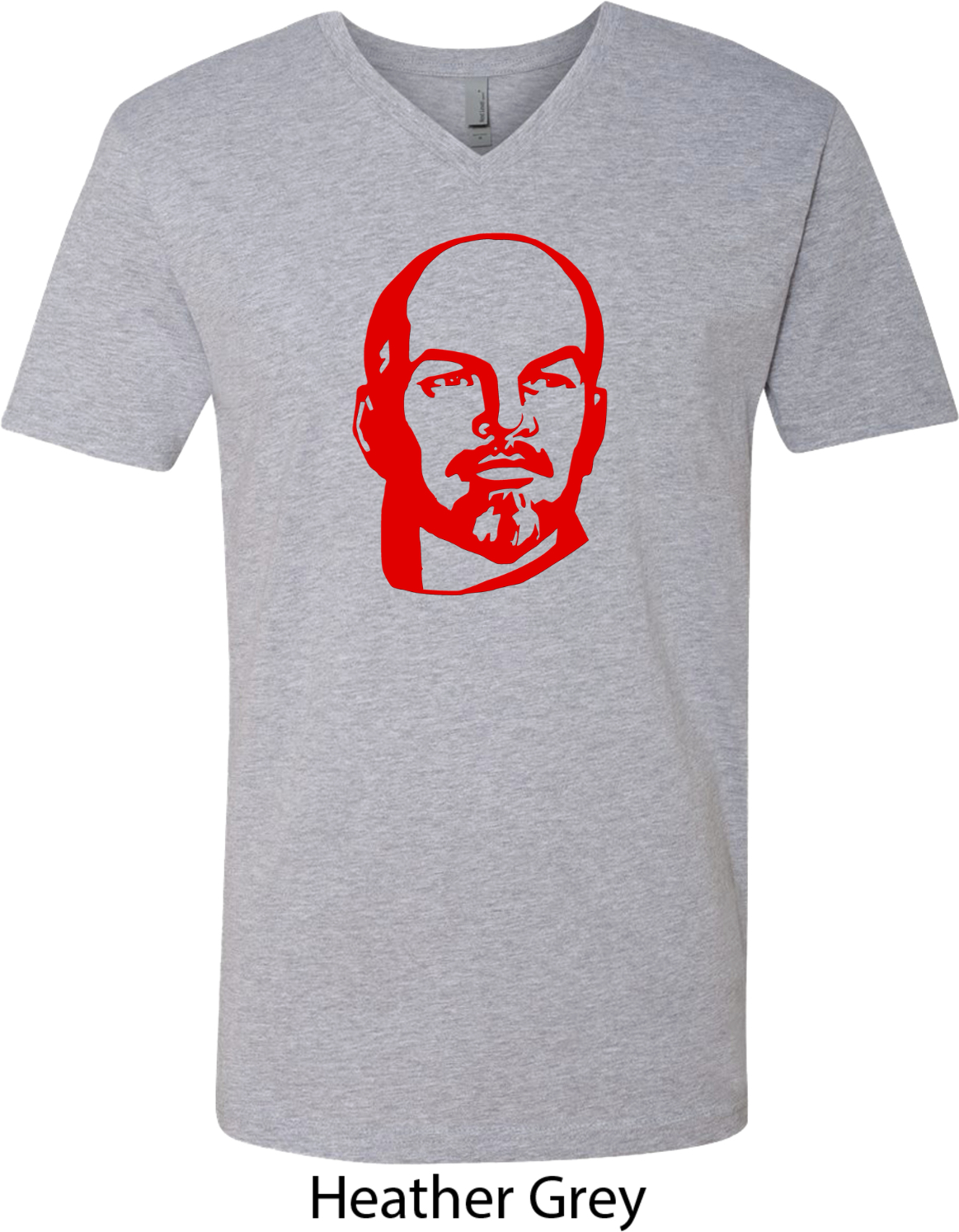 Lenin Profile Mens V-Neck Shirt - Lenin Profile Mens Shirts