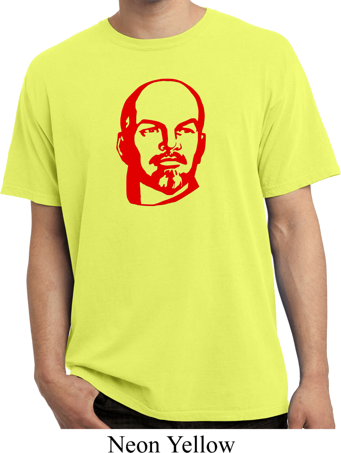 Lenin Profile Pigment Dyed Shirt - Lenin Profile Mens Shirts