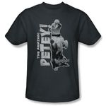 Little Rascals Shirt Juniors V Neck Petey Charcoal T-Shirt - Little ...