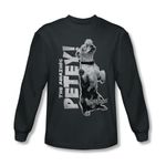 Little Rascals Shirt Juniors V Neck Petey Charcoal T-Shirt - Little ...