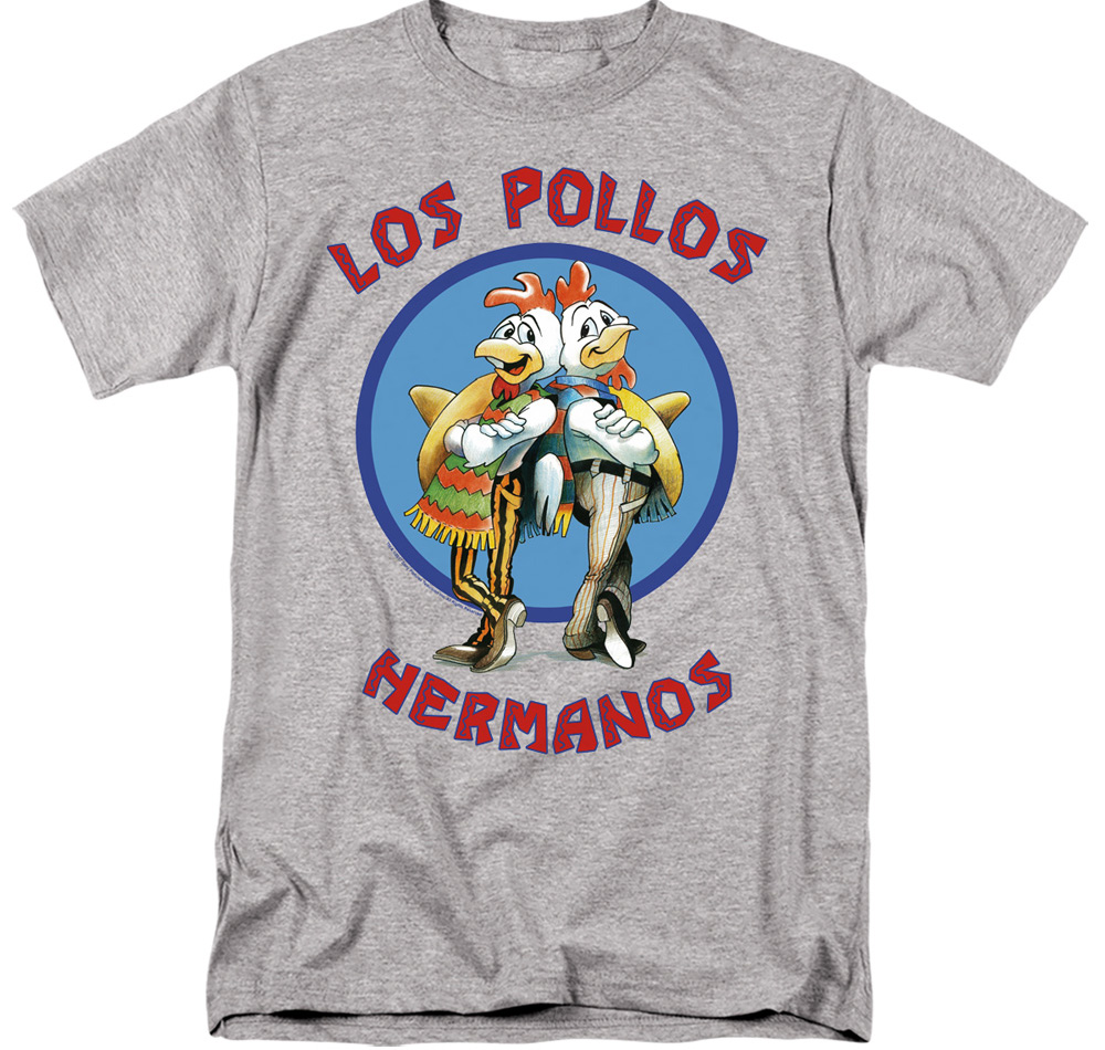 Breaking Bad LOS POLLOS HERMANOS T-shirt - Gray - Breaking Bad