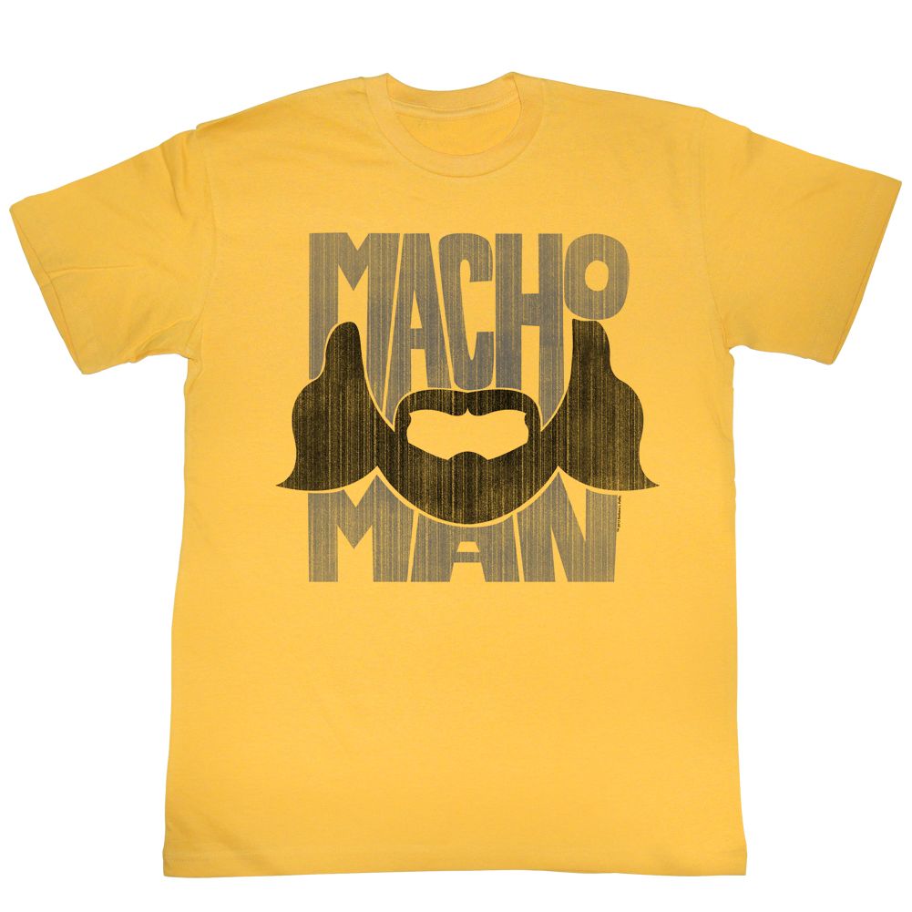 Macho Man Shirt The Beard Gold T-Shirt - Macho Man Shirts