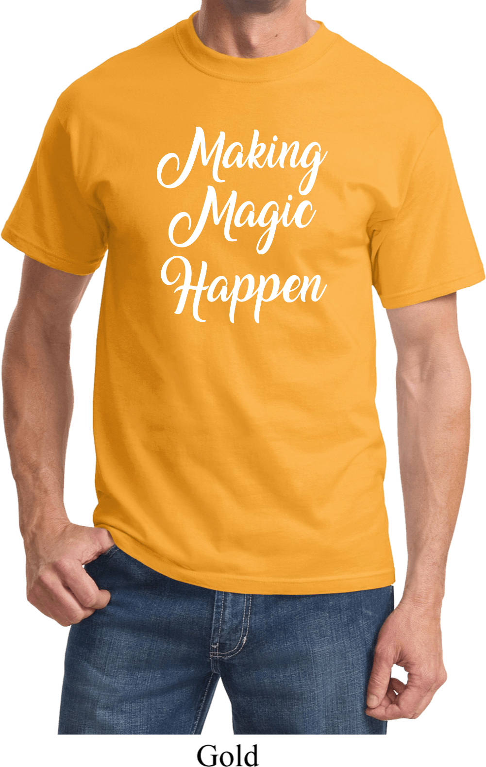 Making Magic Happen White Print Shirt - Making Magic Happen White Print ...