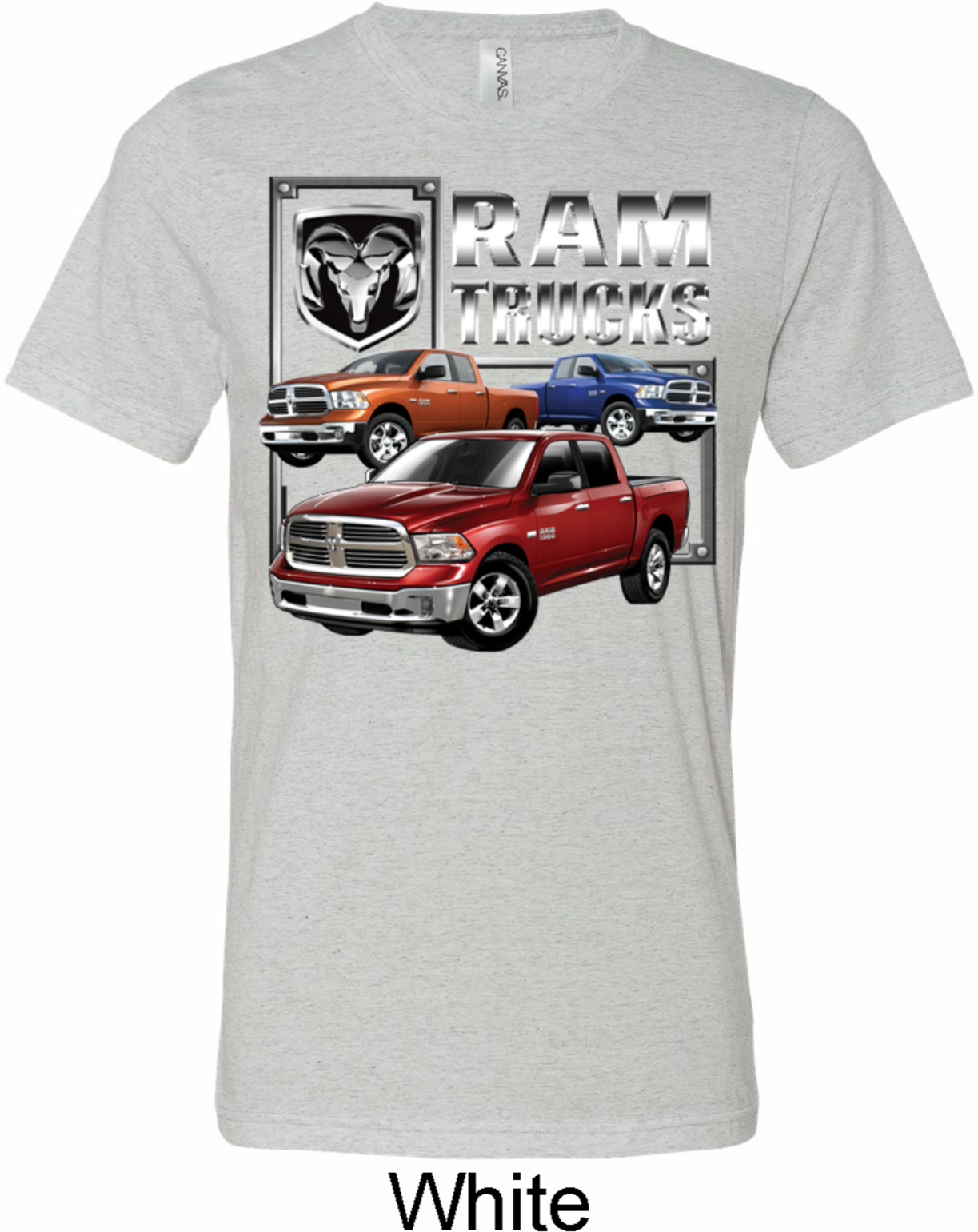 Mens Dodge Shirt Ram Trucks Tri Blend Crewneck Tee T-Shirt - Dodge Ram ...