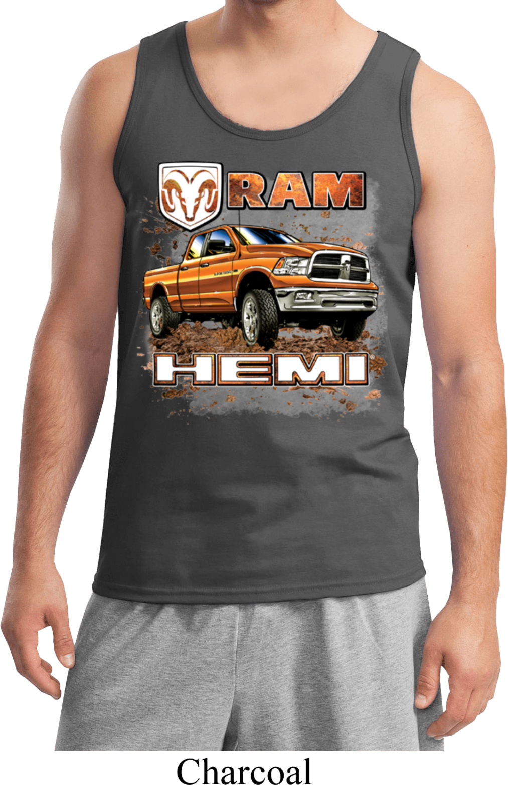 Mens Dodge Tanktop Ram Hemi Trucks Tank Top - Ram Hemi Trucks Mens ...
