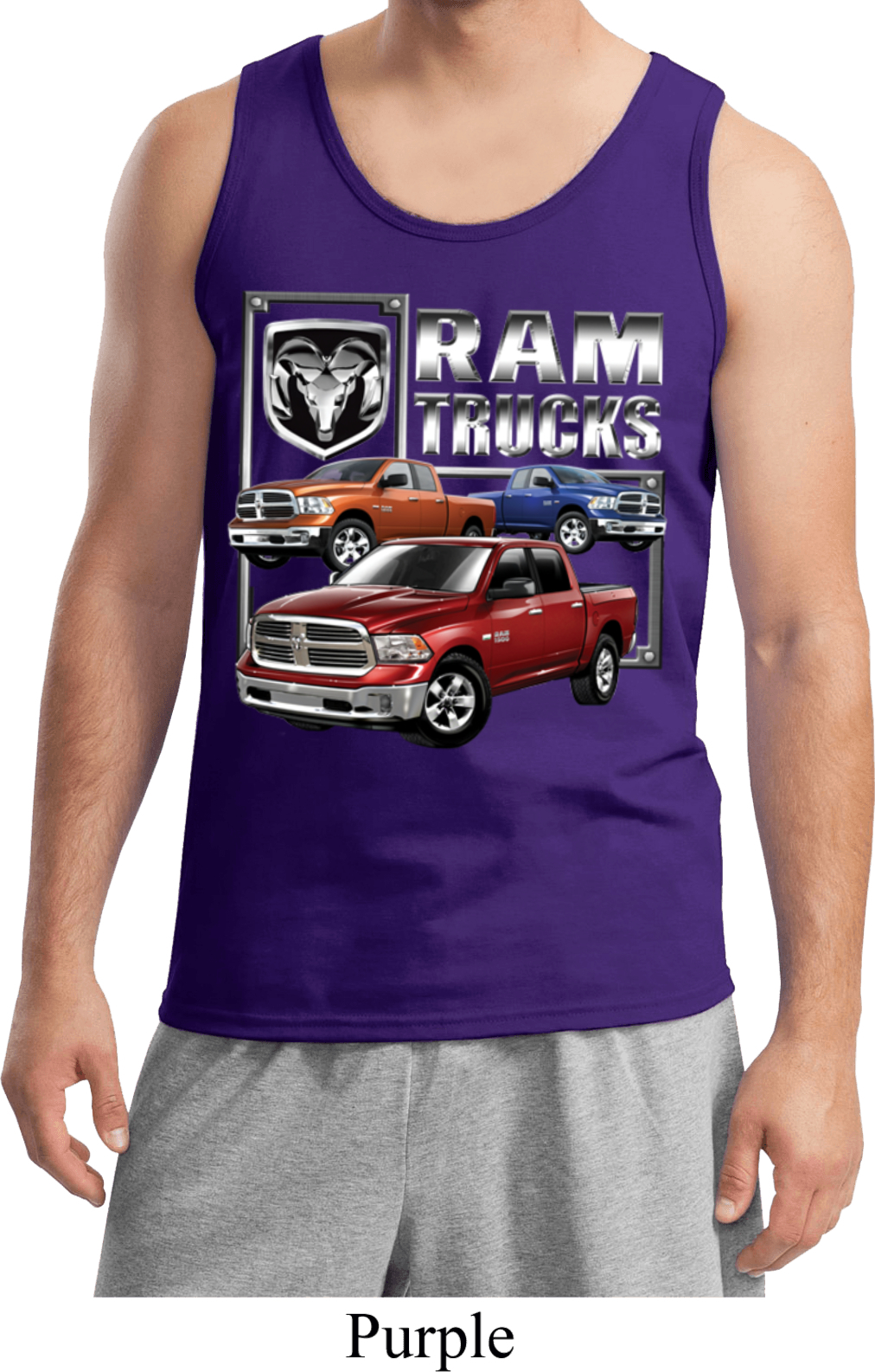 Mens Dodge Tanktop Ram Trucks Tank Top - Dodge Ram Trucks Mens Dodge Shirts