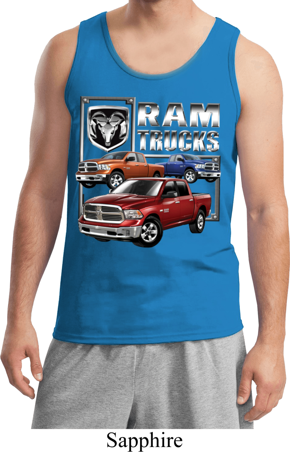 Mens Dodge Tanktop Ram Trucks Tank Top - Dodge Ram Trucks Mens Dodge Shirts