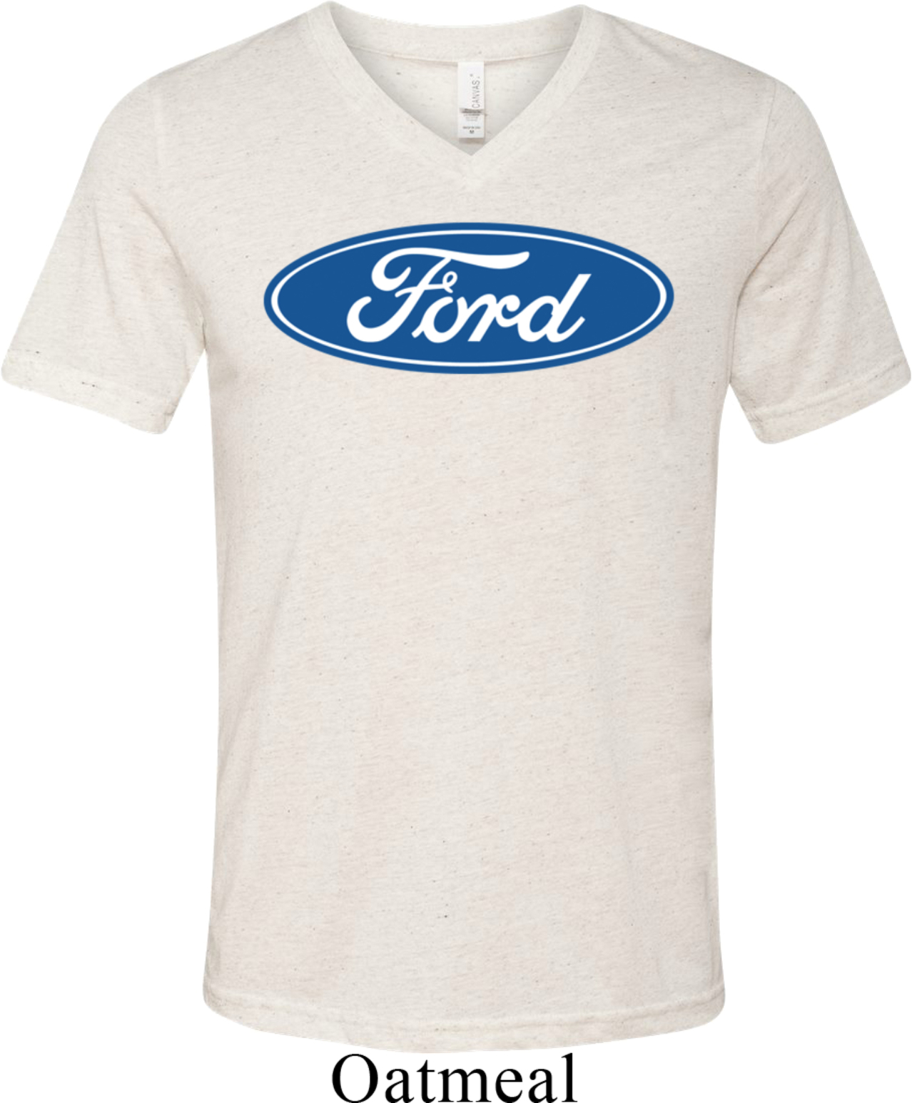 Mens Ford Shirt Ford Oval Tri Blend V-neck Tee T-Shirt - Ford Logo T-shirts