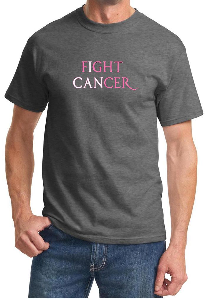 Mens Shirt Breast Cancer Awareness Fight Cancer Tee T-Shirt - Breast ...