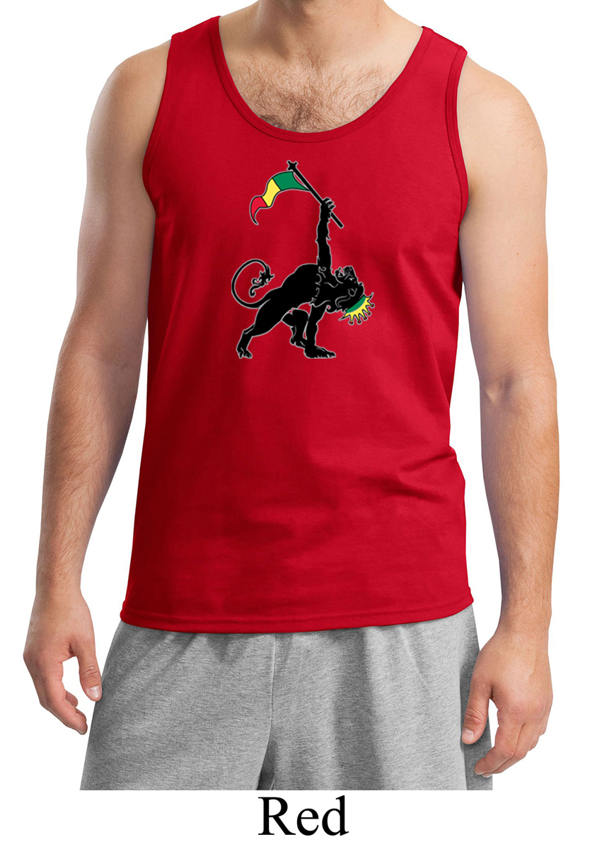 Mens Tanktop Rasta Triangle Tank Top - Rasta Triangle Mens Shirts