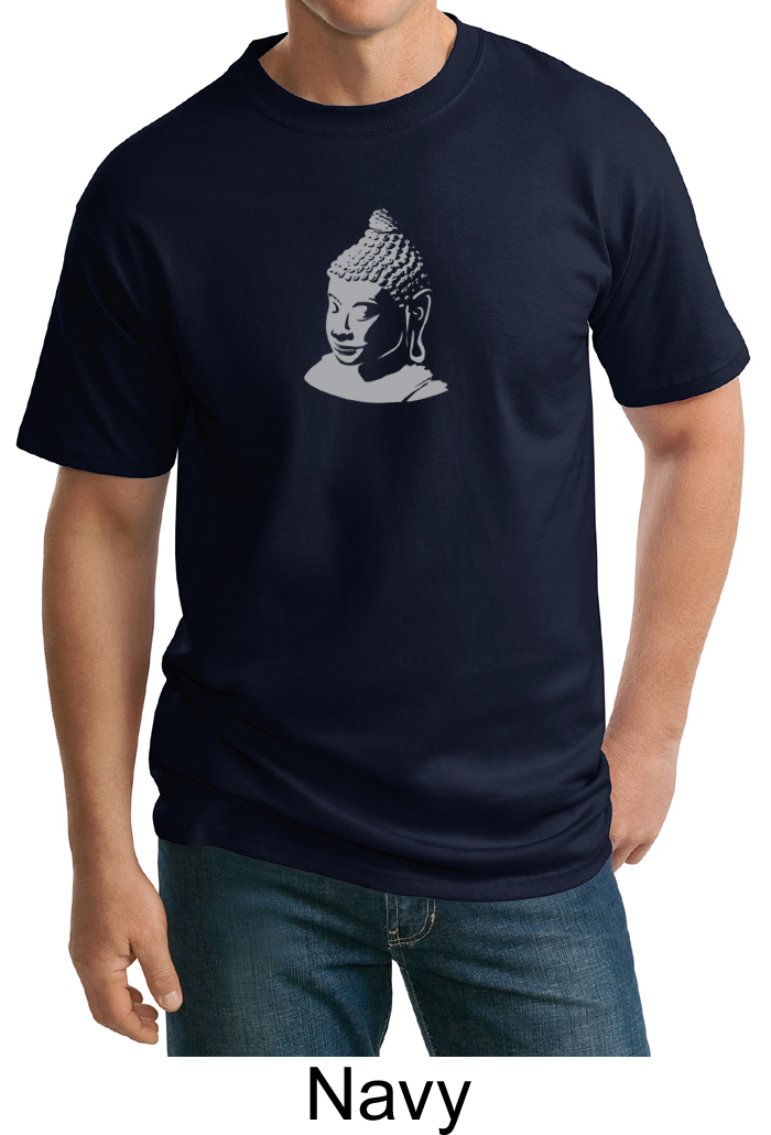 Mens Yoga T-Shirt - Buddha Buddhist Tall Tee Shirt - Buddha T-shirts