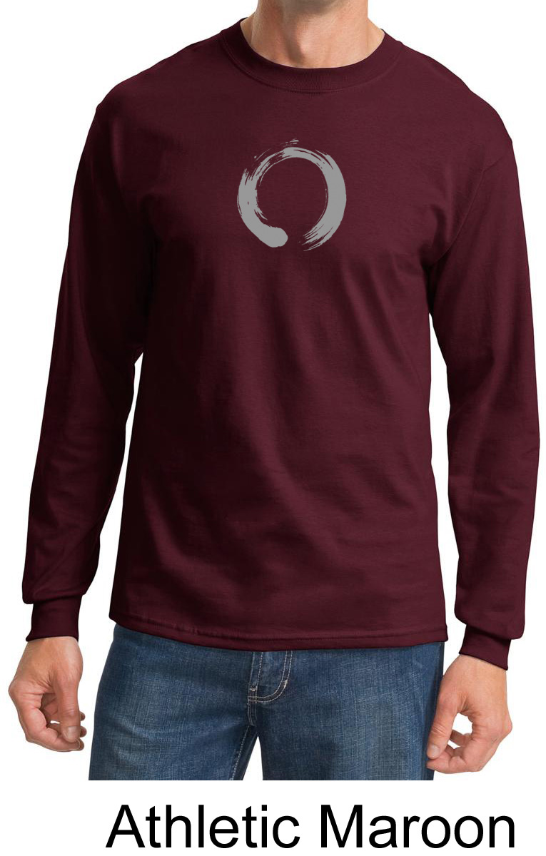 Enso Yoga Long Sleeve T-shirts at Buycoolshirts.com - Enso Symbol Yoga ...