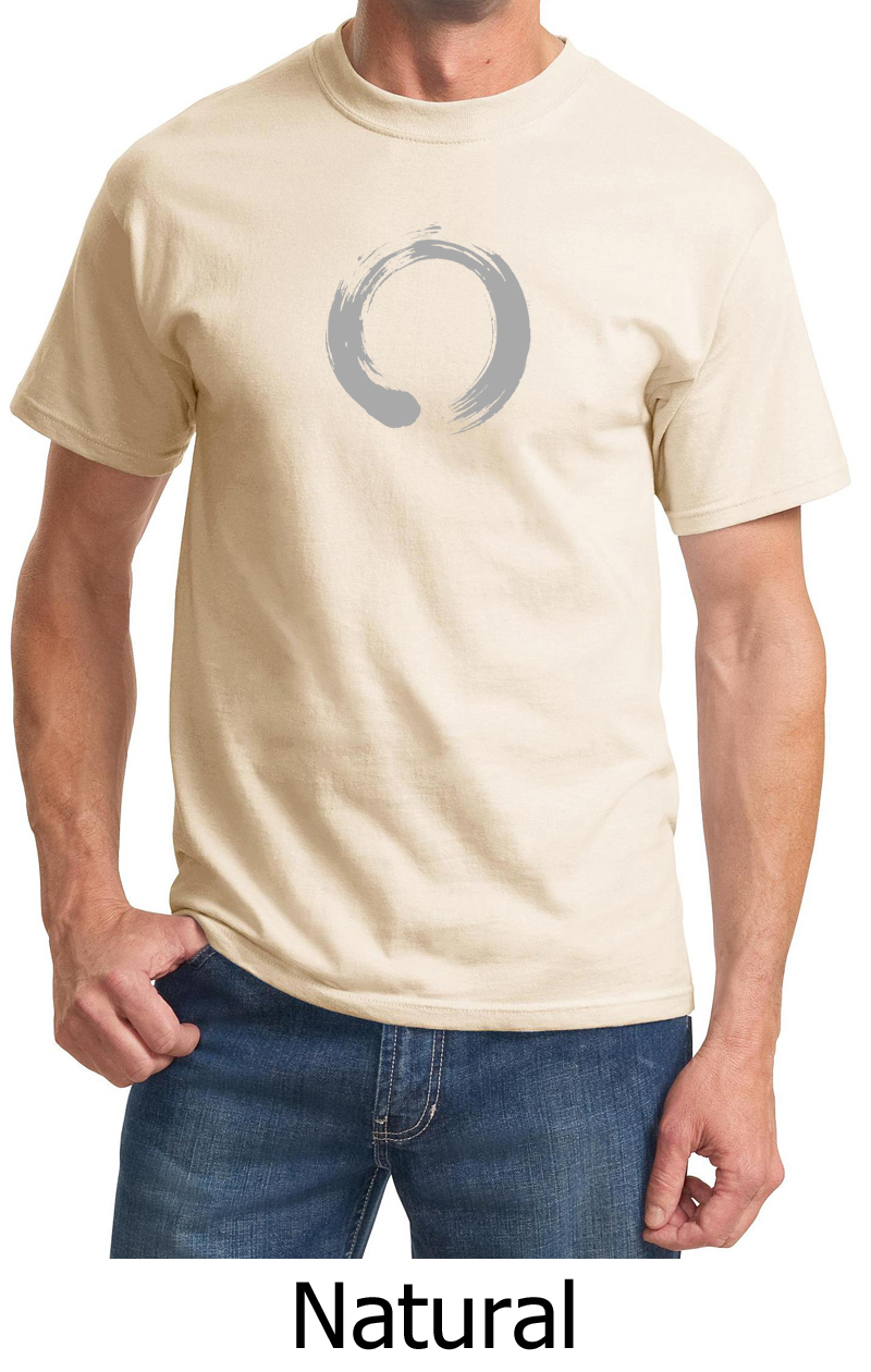 Enso Yoga T-shirts at Buycoolshirts.com - Enso Symbol Yoga T-shirts for Men