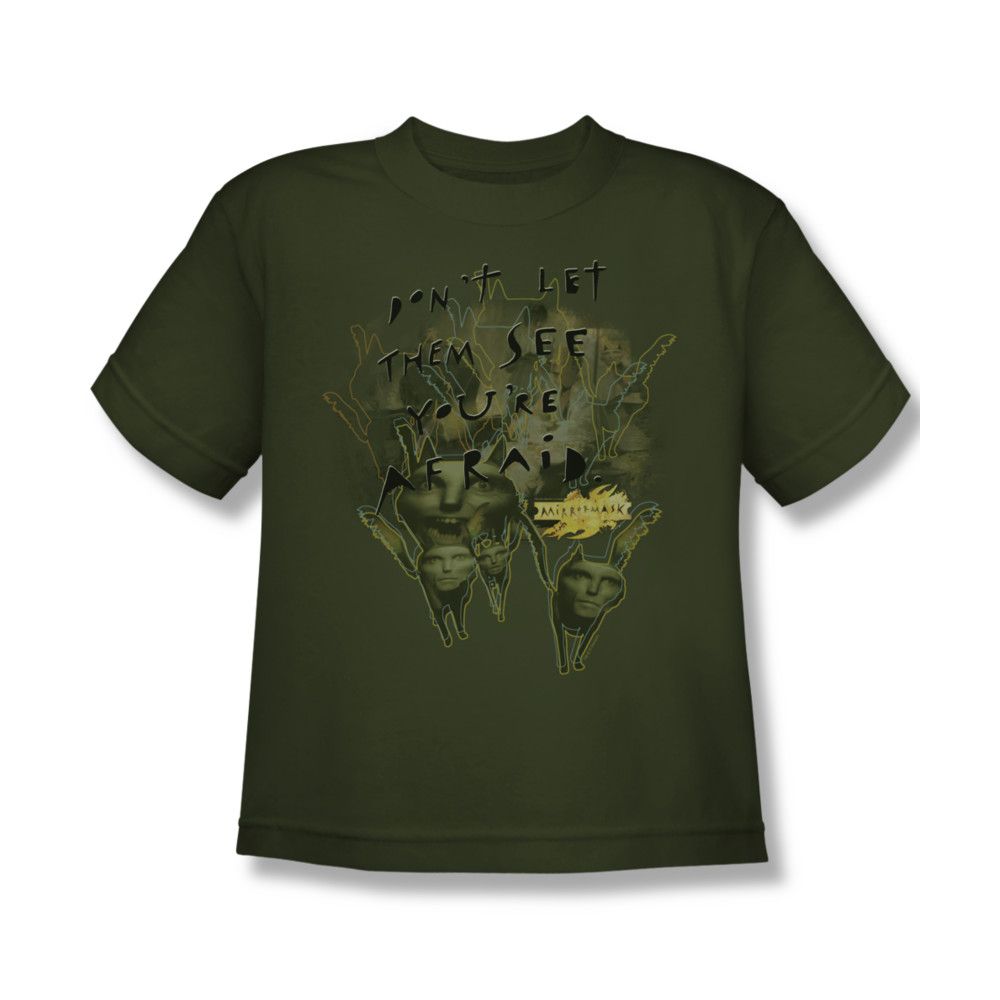 Mirrormask Shirt Kids Don't Let Them Green Youth Tee T-Shirt ...