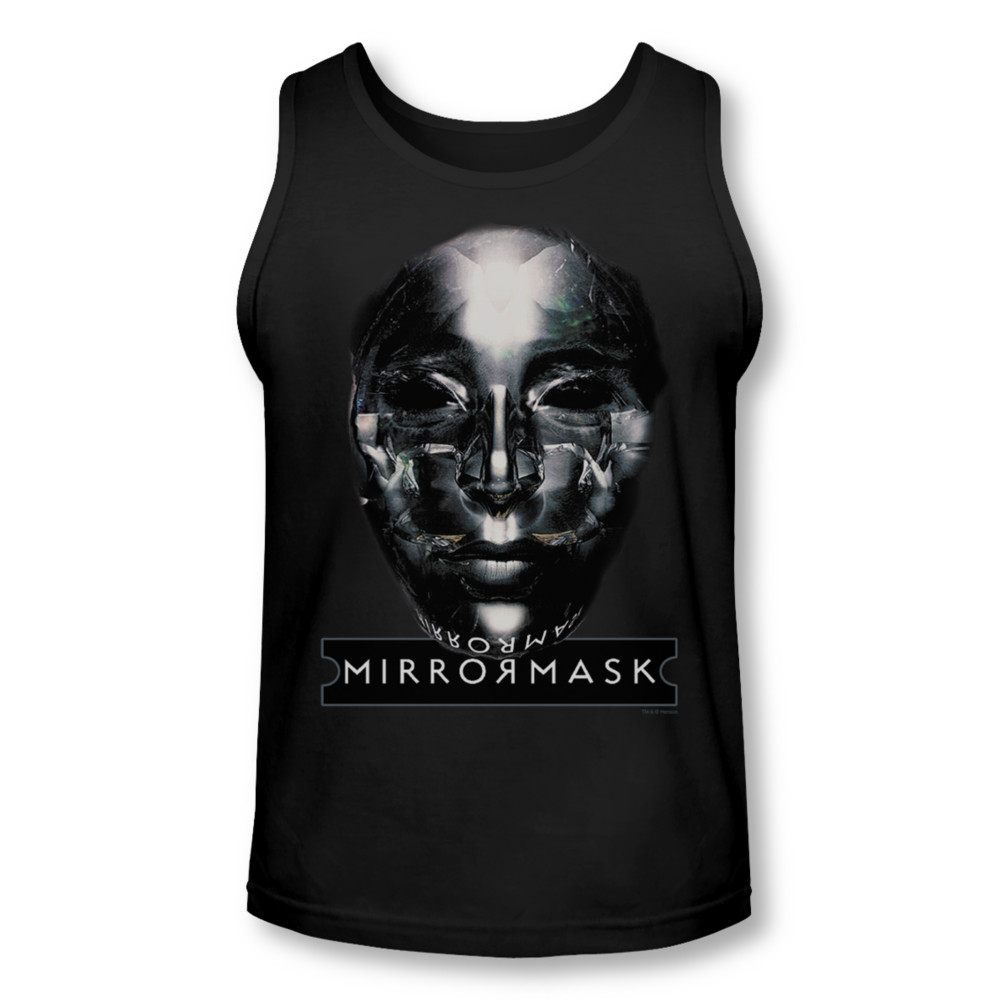 Mirrormask Tank Top Mask Black Tanktop - Mirrormask Mask Shirts
