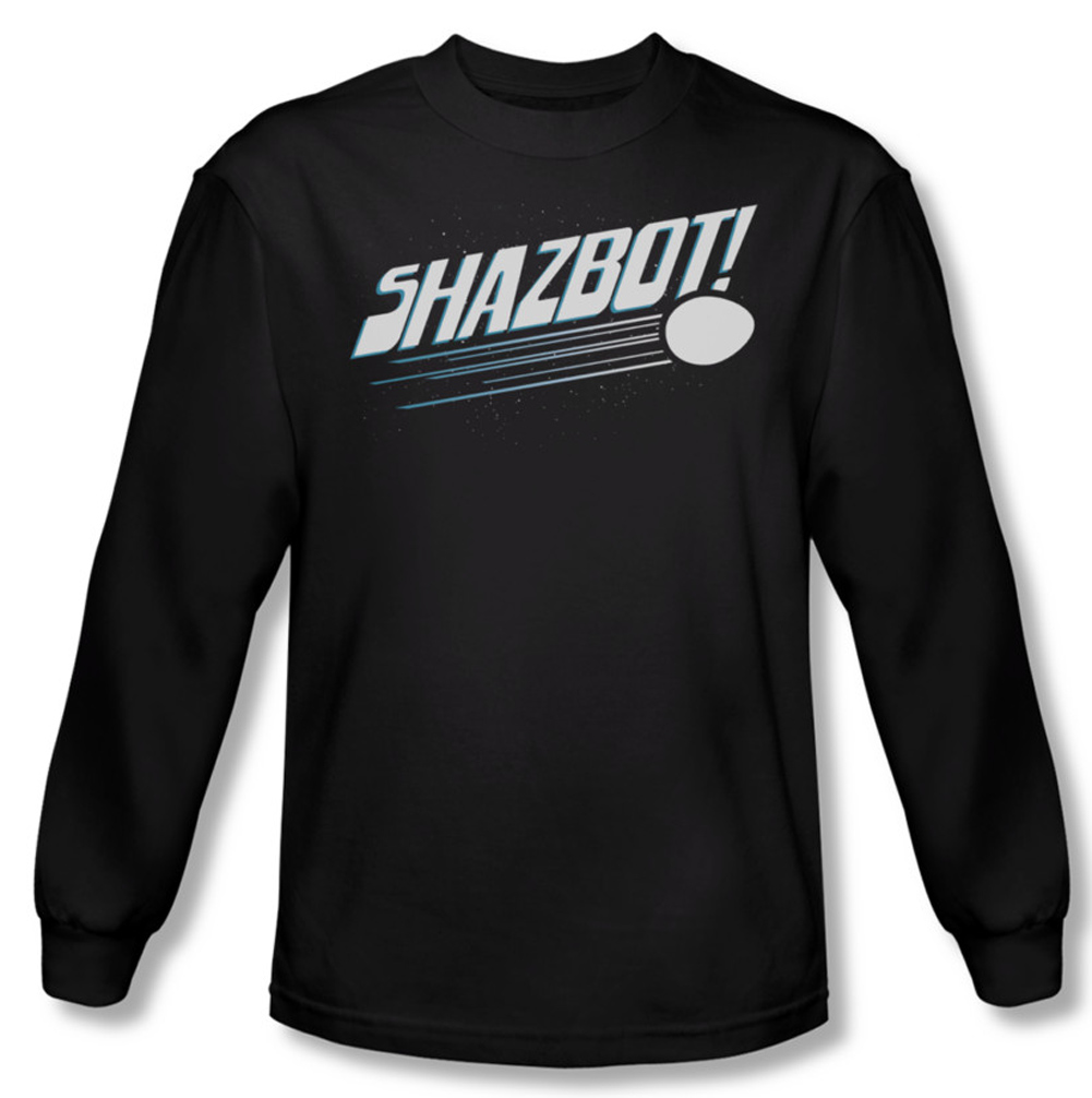 Mork & Mindy Shirt Shazbot Egg Long Sleeve Black Tee T-Shirt - Mork ...