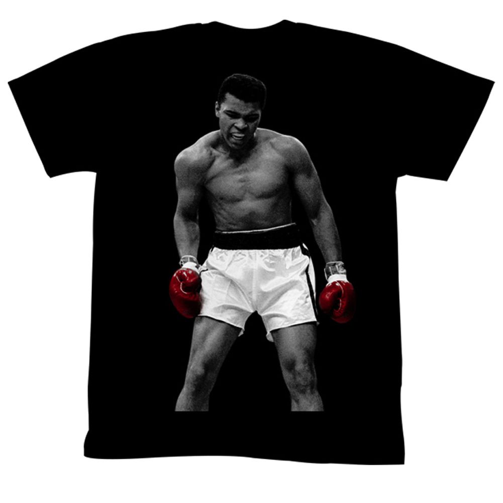 Muhammad Ali Shirt Again Adult Black Tee T-Shirt - Muhammad Ali Shirts