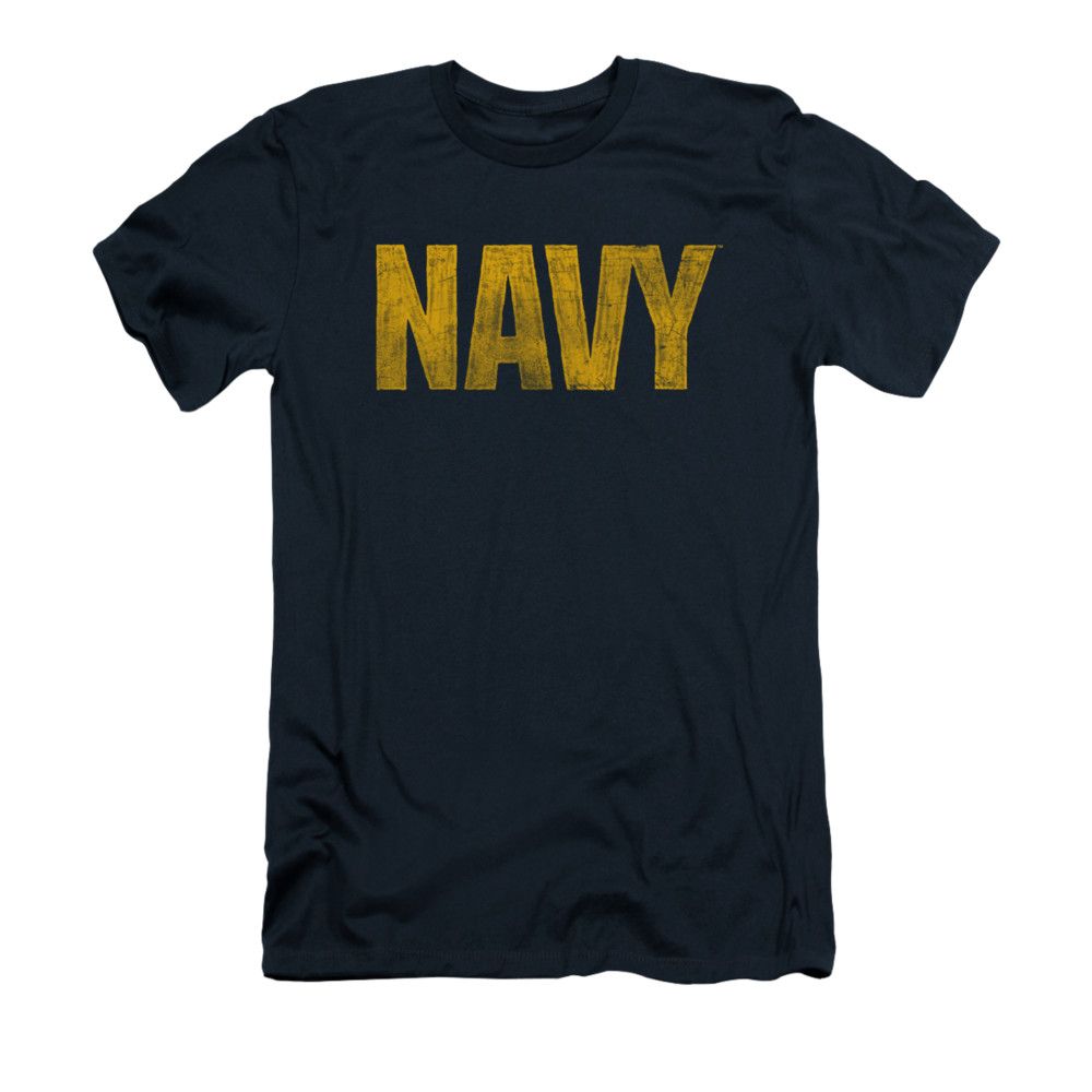 Navy Shirt Slim Fit Navy Logo Navy T-Shirt - Navy Logo Shirts