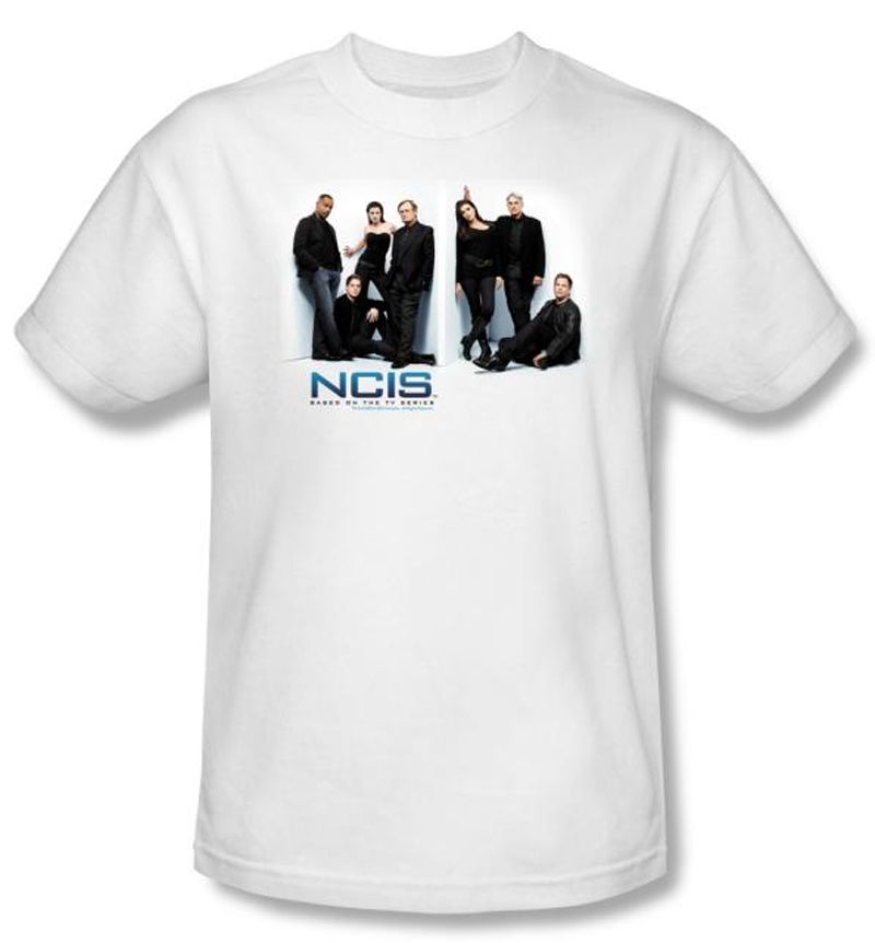NCIS Adult T-shirt - White Room TV Series Adult White Tee Shirt - NCIS ...