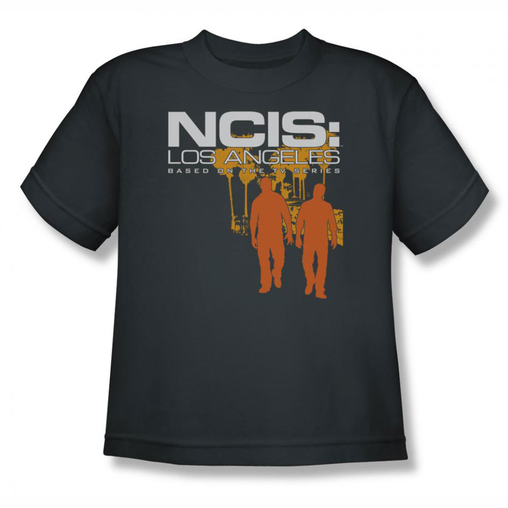 NCIS Shirt Kids Orange Silhouette Charcoal T-Shirt - NCIS Shirt Orange ...
