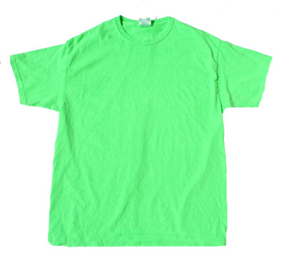Neon Green Bright Colorful Adult Unisex T-Shirt Tee Shirt - Neon Color ...