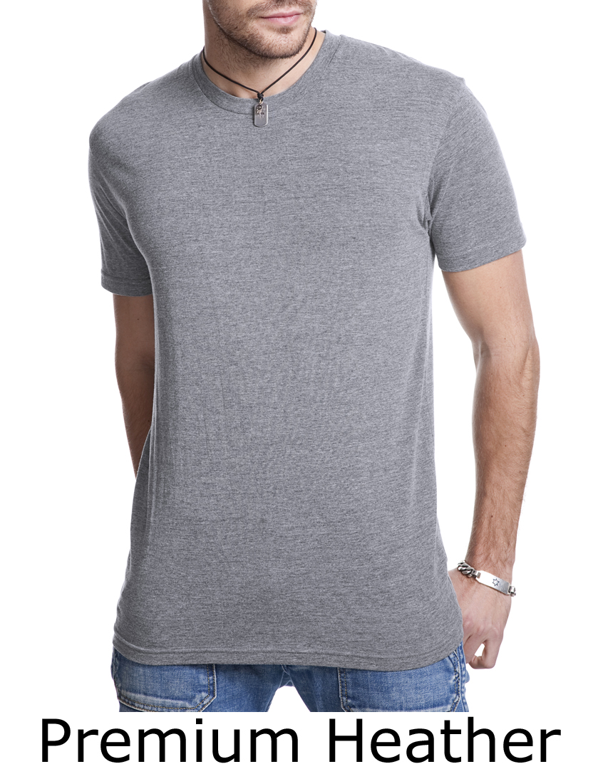 Next Level Men's T-Shirt Tri-Blend Crew Neck Tee Shirt - Next Level ...