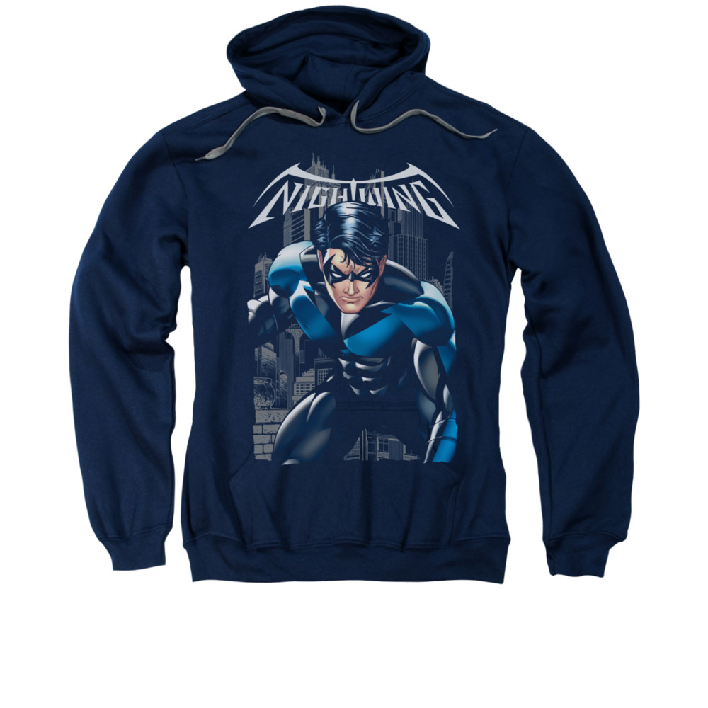 Nightwing DC Comics Hoodie Sweatshirt A Legacy Navy Blue Adult Hoody ...