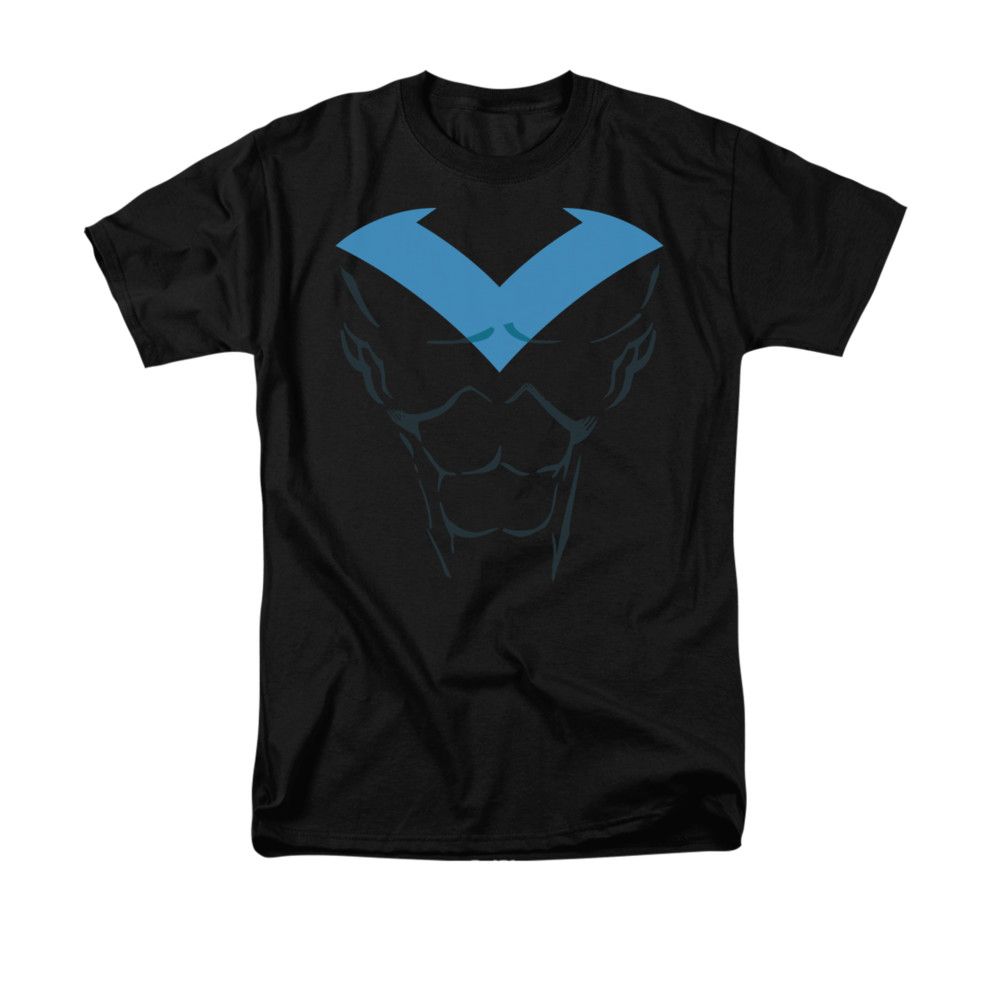 Nightwing DC Comics Shirt Nightwing Costume Adult Black Tee T-Shirt ...