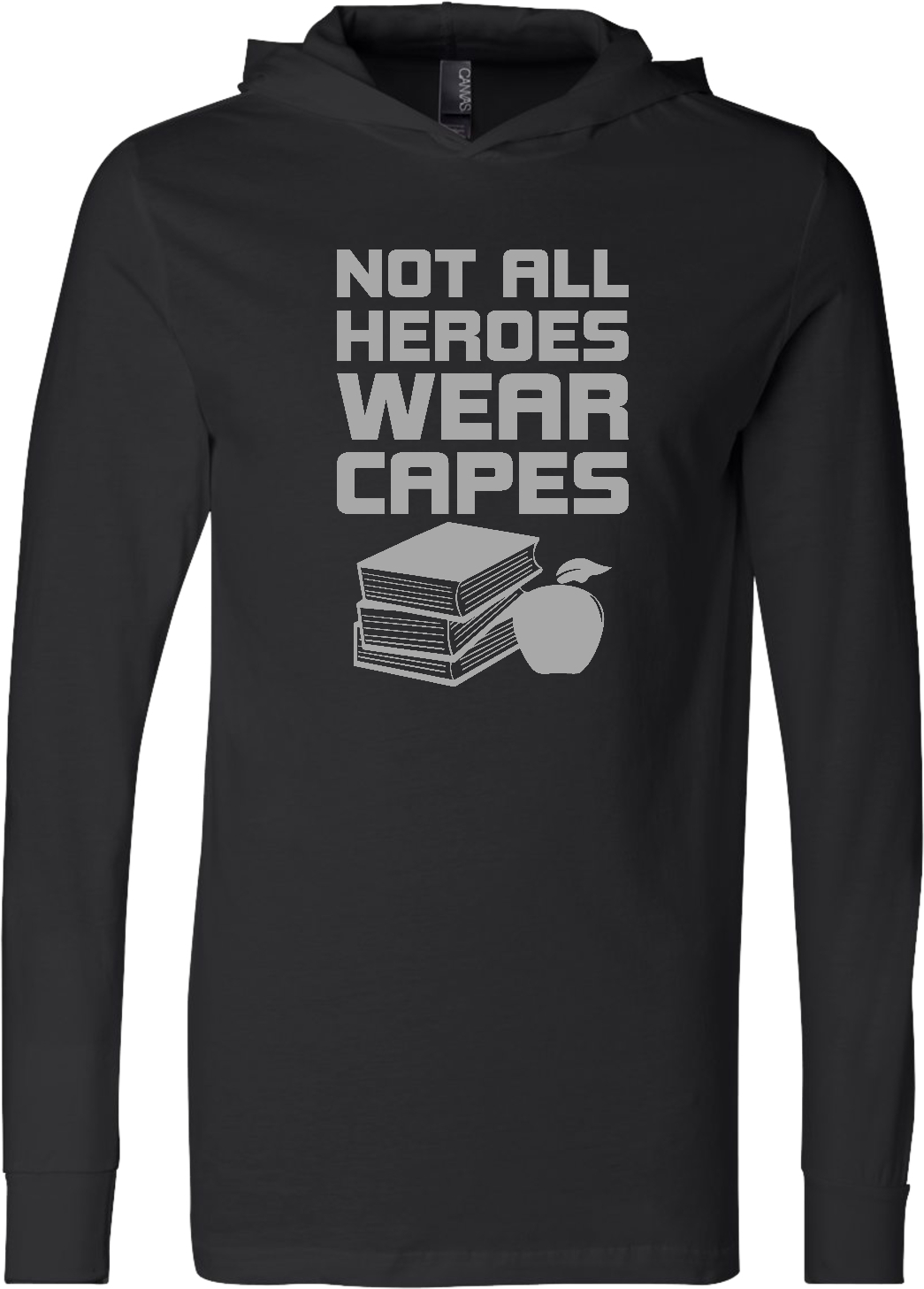 Not All Heroes Wear Capes Teacher Lightweight Hoodie T-Shirt - Not All ...