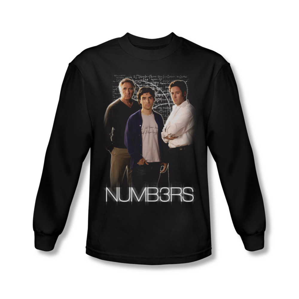 Numbers Shirt Cast Long Sleeve Black Sweatshirt - Numbers Cast Shirts