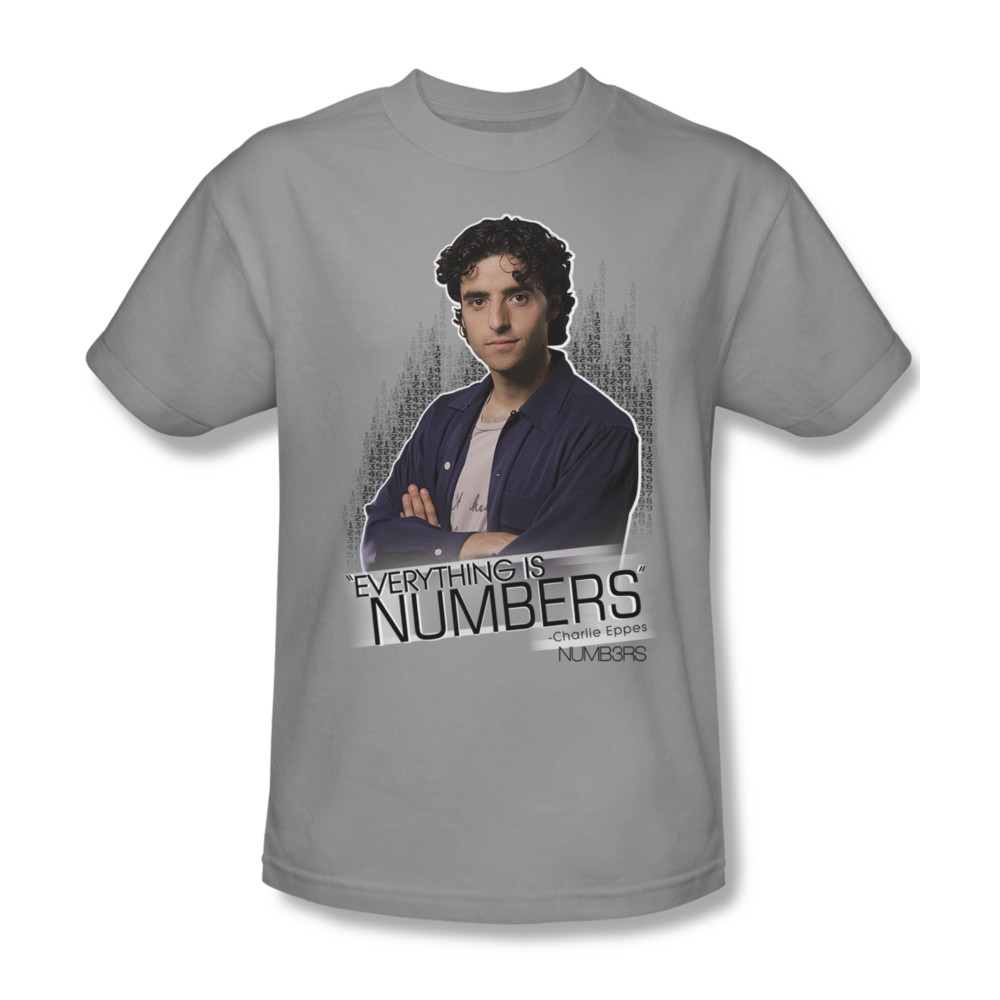 Numbers Shirt Everything Is Numbers Silver T-Shirt - Numbers Everything ...