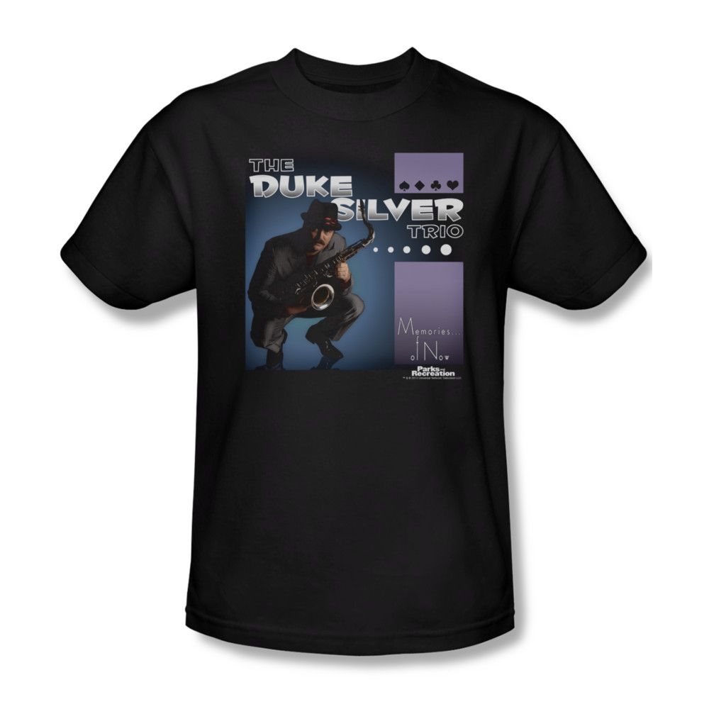 Parks And Recreation Shirt Duke Silvers Black T-Shirt - Parks And ...