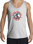 Peace Sign Tank Top - Give Peace A Chance World Tanktops - Red - Peace ...