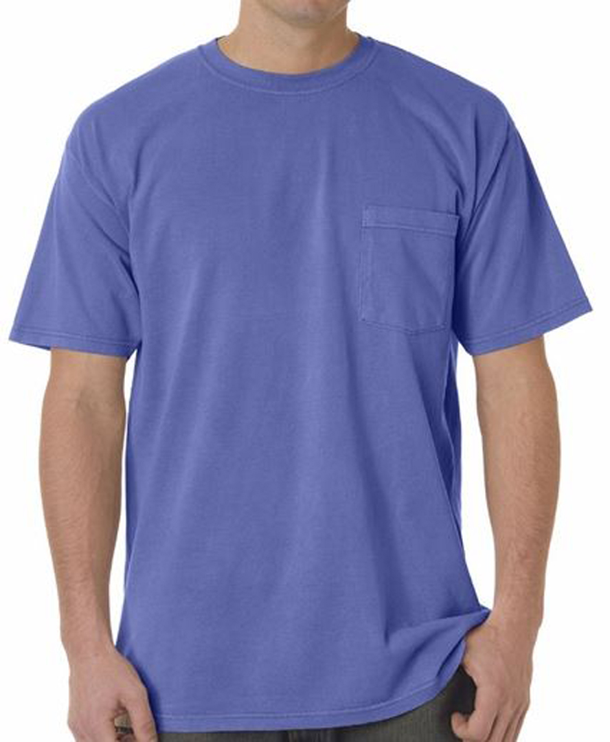 Comfort Colors 6030 Pigment Dyed T-shirt with Pocket - Comfort Colors ...