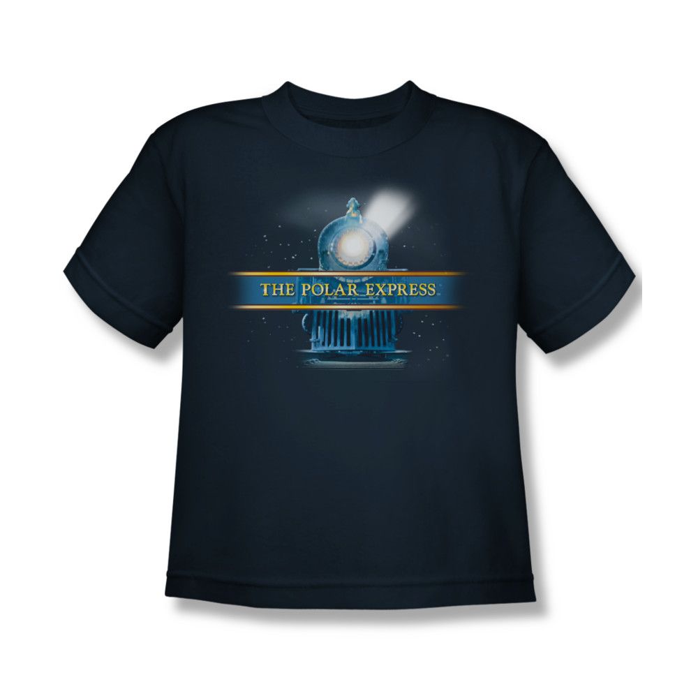 Polar Express Shirt Kids Train Logo Navy Blue Youth Tee T-Shirt - Polar ...