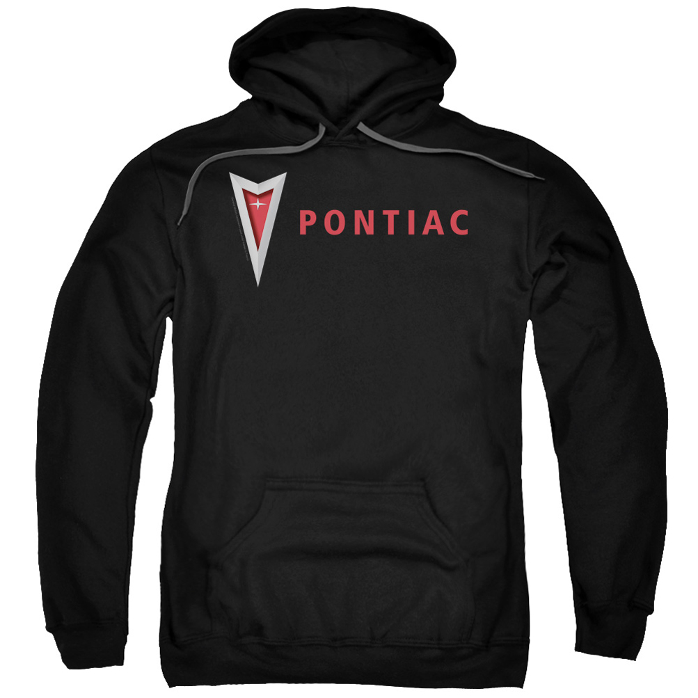 Pontiac Hoodie Modern Logo Black Sweatshirt Hoody - Pontiac Modern Logo ...