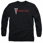 Pontiac Shirt Modern Logo Black T-Shirt - Pontiac Modern Logo Shirts