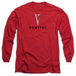 Pontiac Shirt Modern Logo Red T-Shirt - Pontiac Modern Logo Shirts