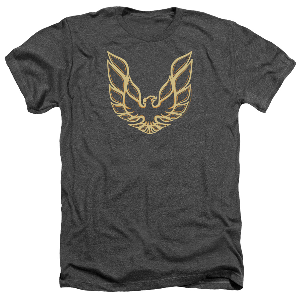 Pontiac Shirt Firebird Heather Charcoal T-Shirt - Pontiac Firebird Shirts