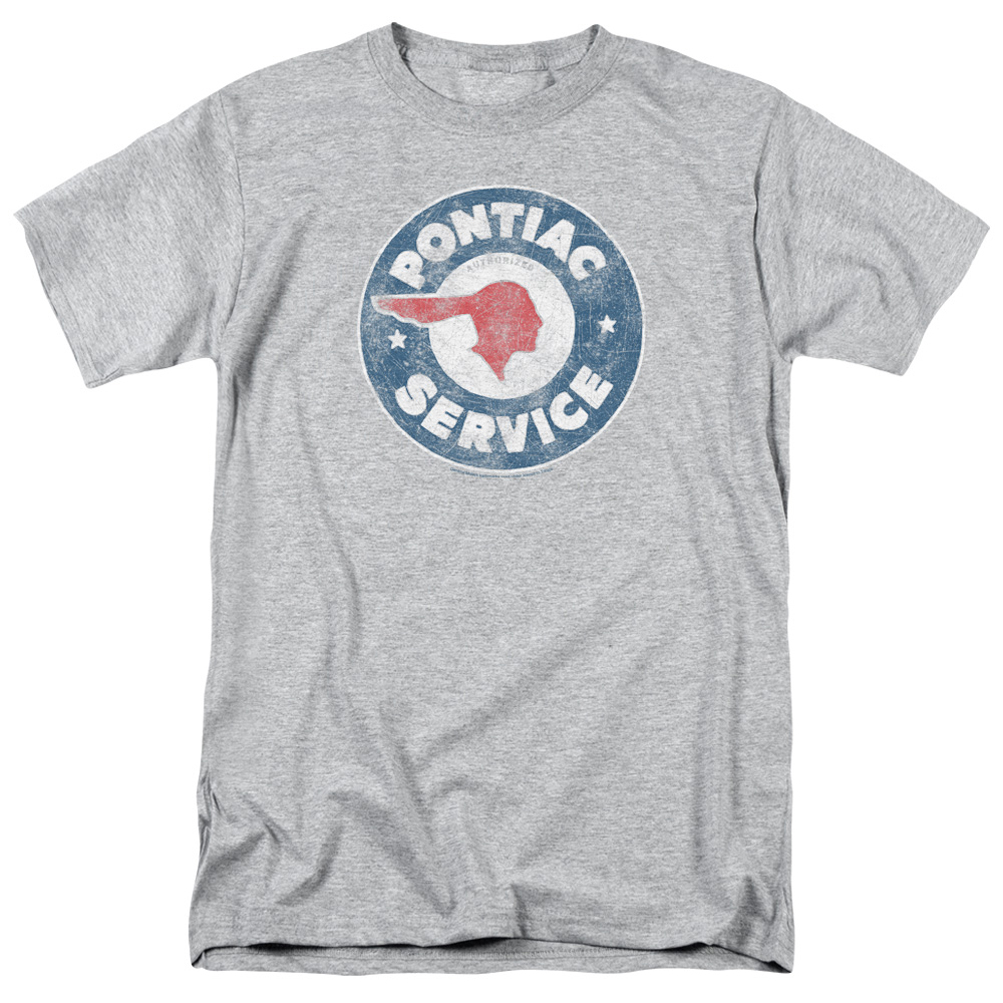 Pontiac Shirt Vintage Service Sports Grey T-Shirt - Pontiac Vintage ...