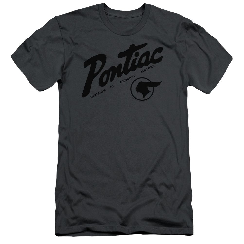 Pontiac Slim Fit Shirt Division Of GM Charcoal T-Shirt - Pontiac ...