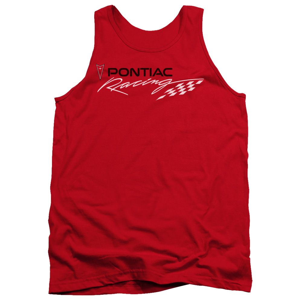 Pontiac Tank Top Racing Red Tanktop - Pontiac Racing Shirts