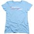 Pontiac Womens Shirt Racing Light Blue T-Shirt - Pontiac Racing Shirts