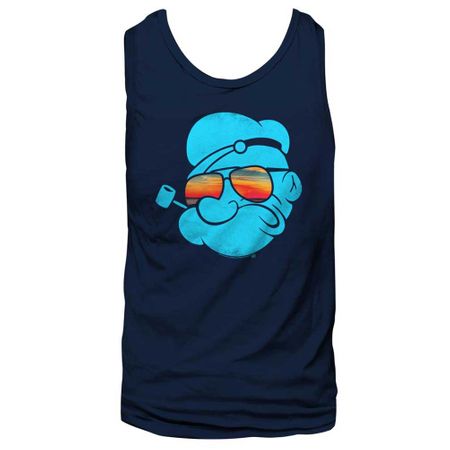Popeye Shirt Tank Top Avaitors Navy Tanktop - Popeye Shirts