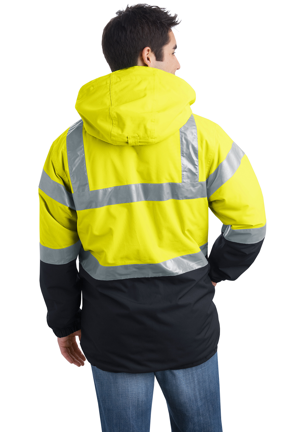 Port Authority Safety Parka Jacket ANSI Class 3 Heavyweight Outerwear ...