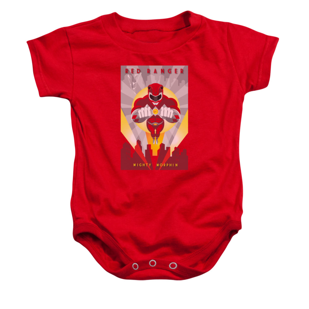 Power Rangers Baby Romper Red Ranger Red Infant Babies Creeper - Power ...
